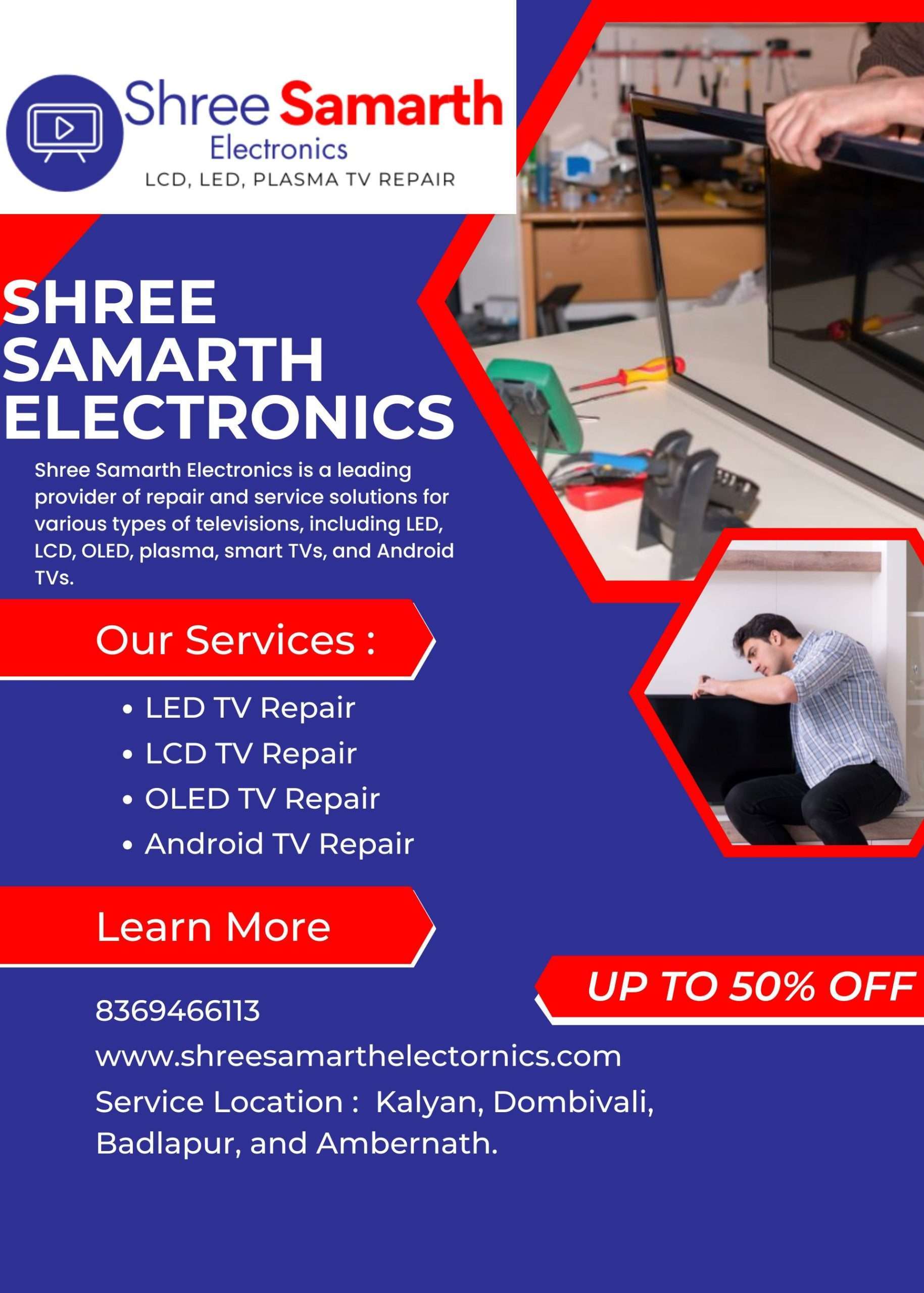 LCD TV, LED TV, OLED TV, Plasma TV Repair and Service Kalyan, Dombivali ...